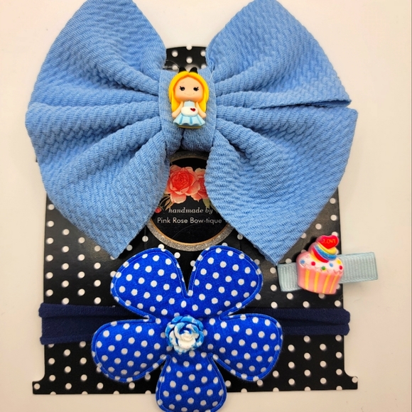 Handmade | Accessories | Nwt New Handmade Headband Clips Hair Baby ...